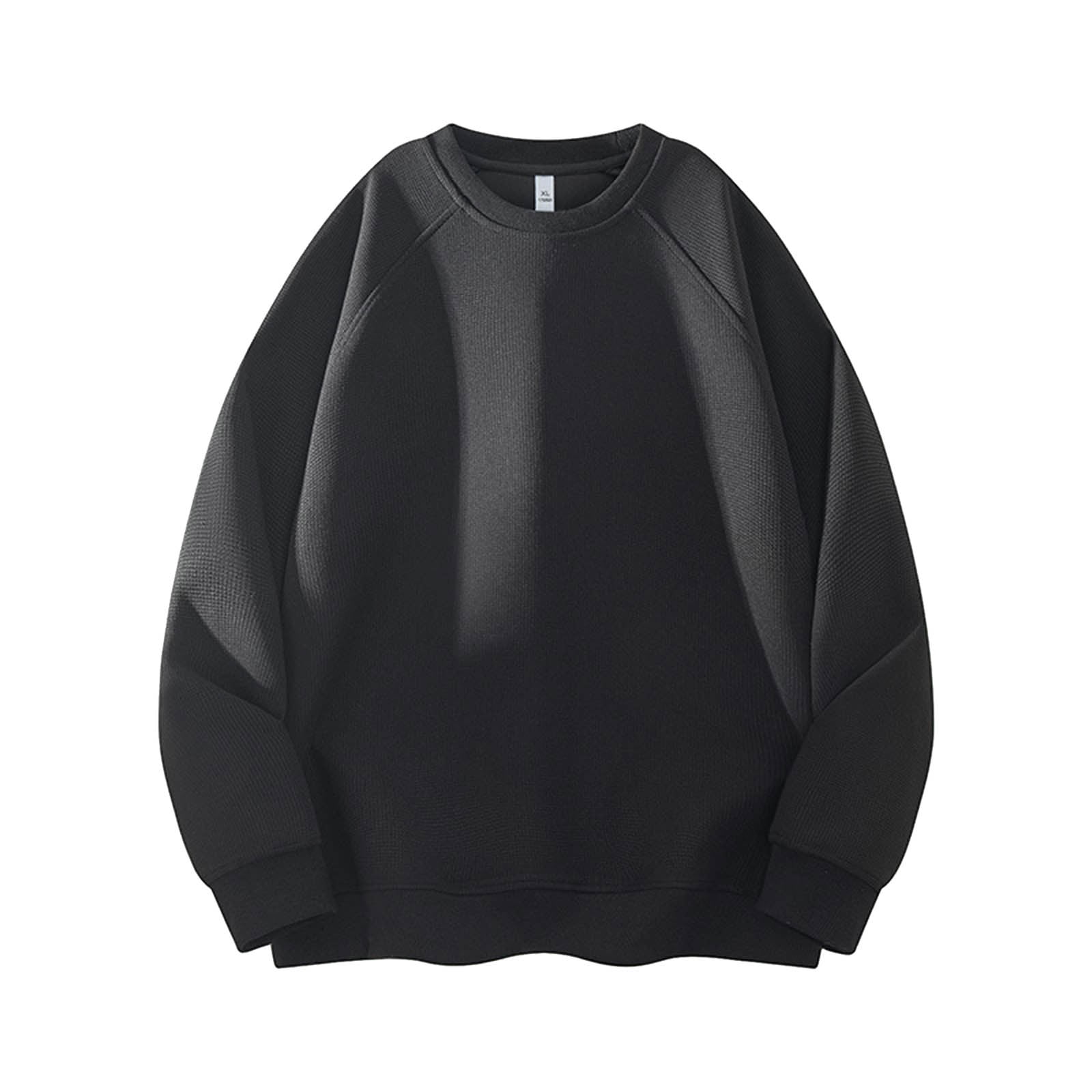 CONZONE Mens Base Pullover Sweatshirts Long Sleeve Sweatshirt for Men ...