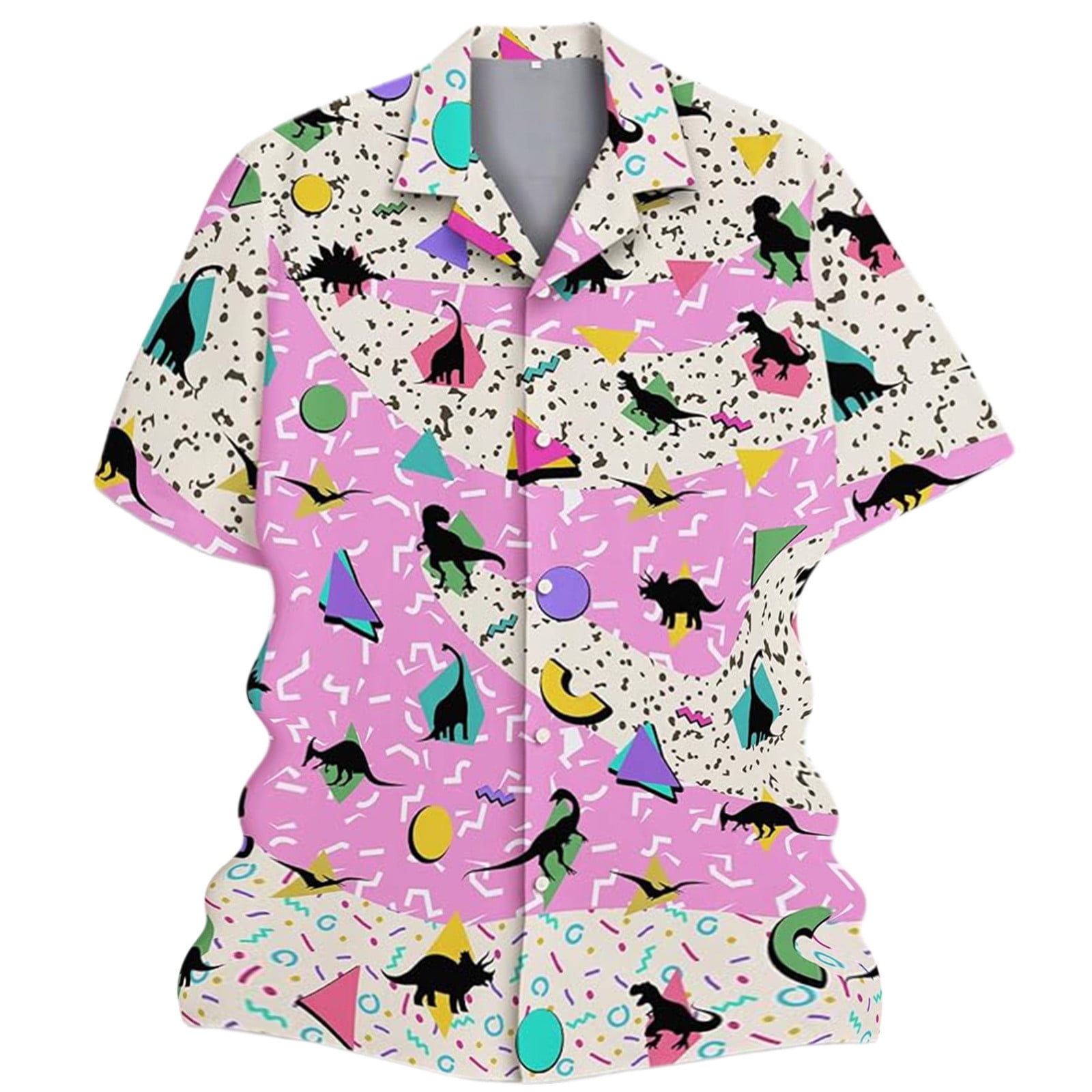 CONZONE Mens Buttons Down Shirts Short Sleeve Shirts For Men Trendy ...