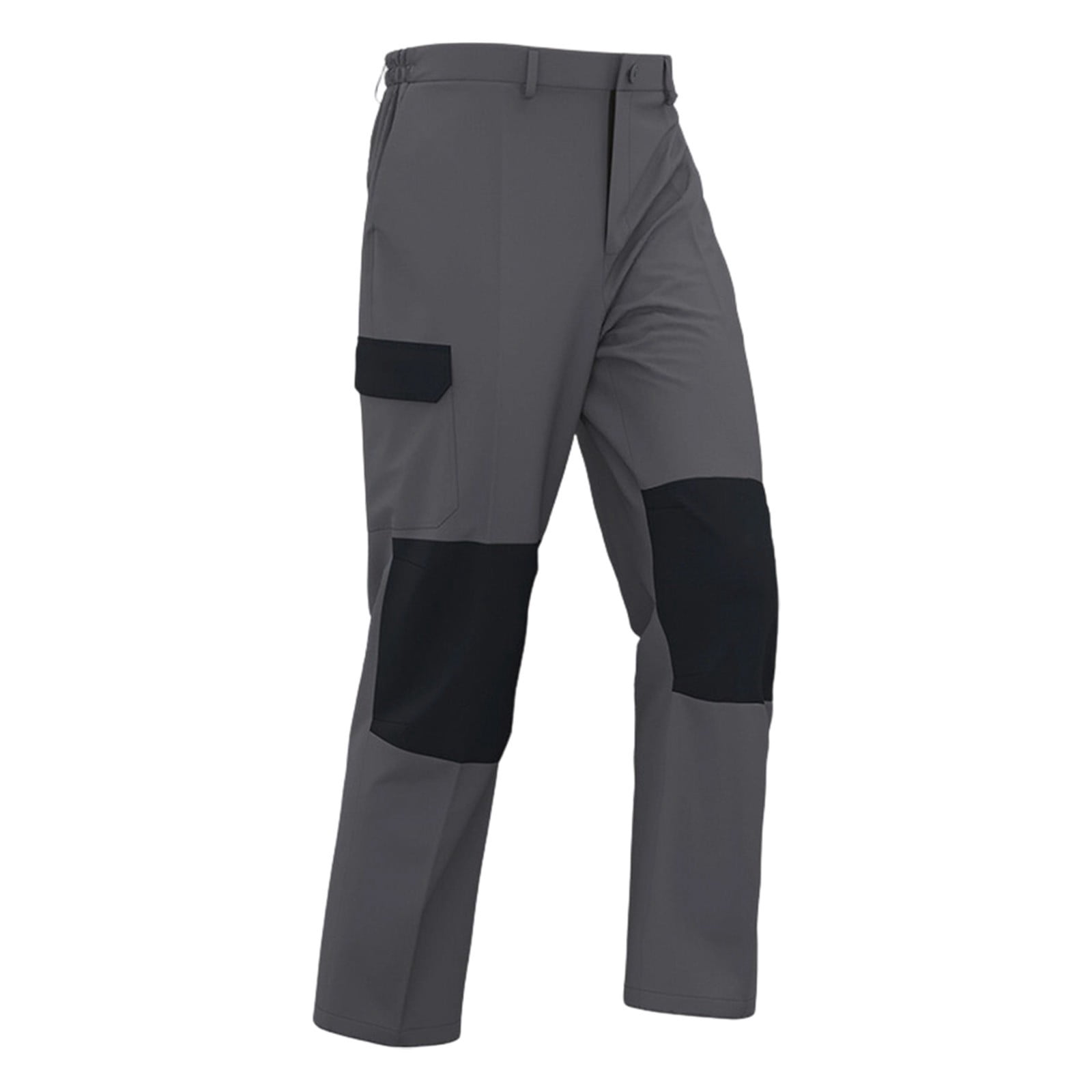 CONZONE Mens Cargo Pants Patchwork Color Straight Leg Work Pants for ...
