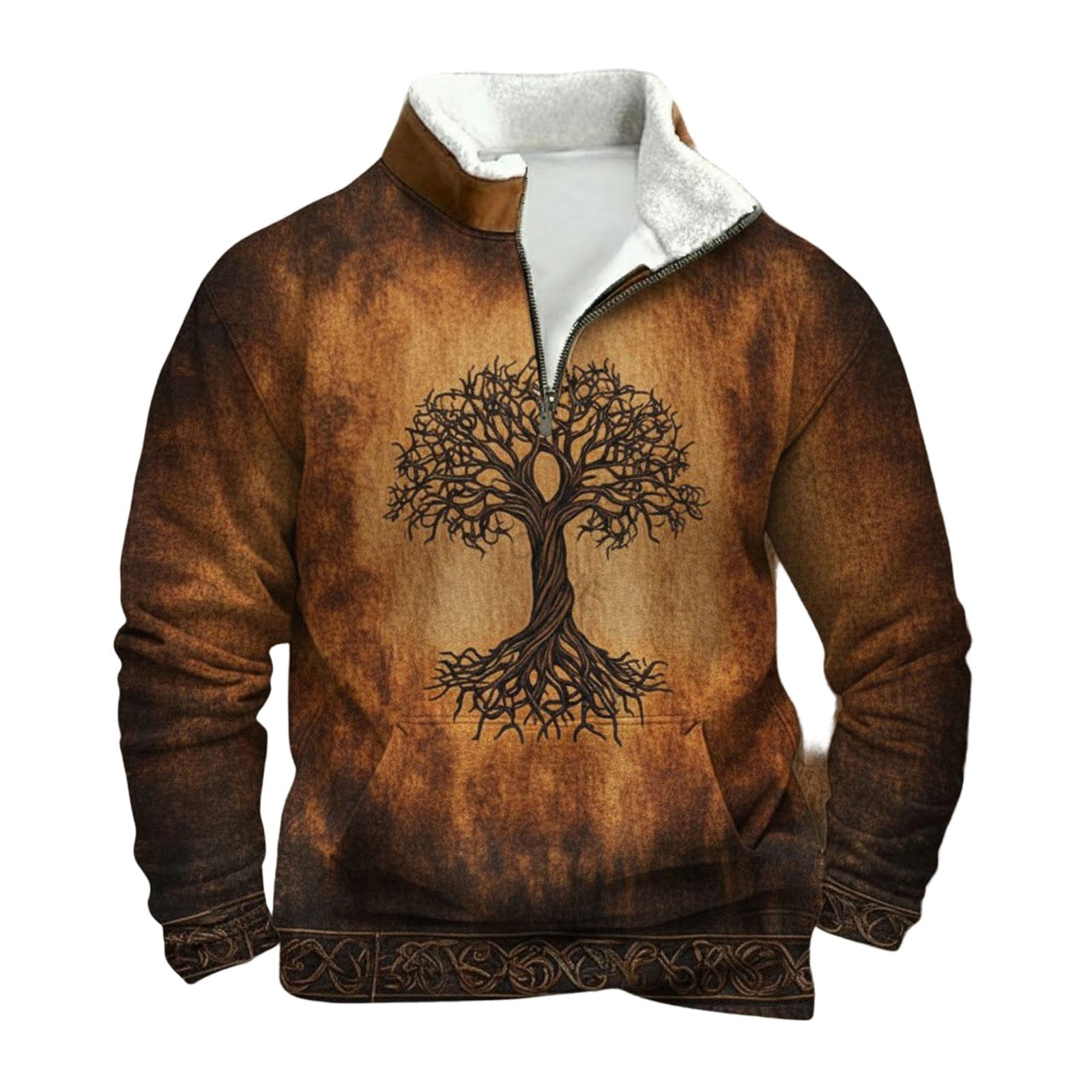 CONZONE Mens Pullover Sweatshirts Long Sleeve Sweatshirt for Men Trendy ...