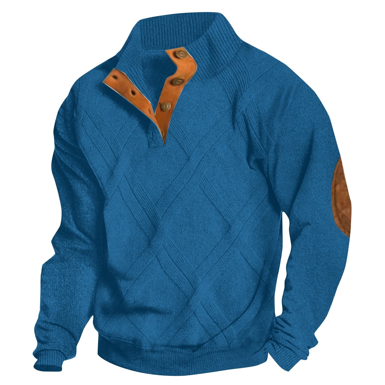 CONZONE Mens Pullover Sweatshirts Long Sleeve Sweatshirt for Men Trendy ...