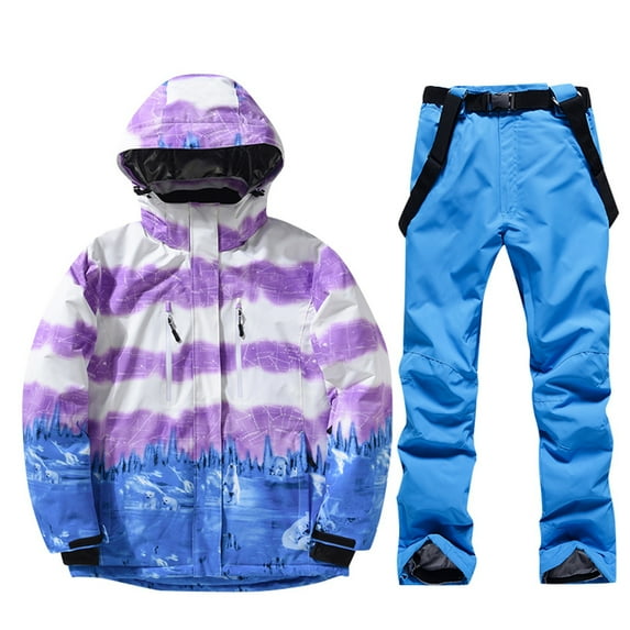 CONZONE Mens Ski Suits Casual Men's Snowboarding Set Fashion Graphic ...