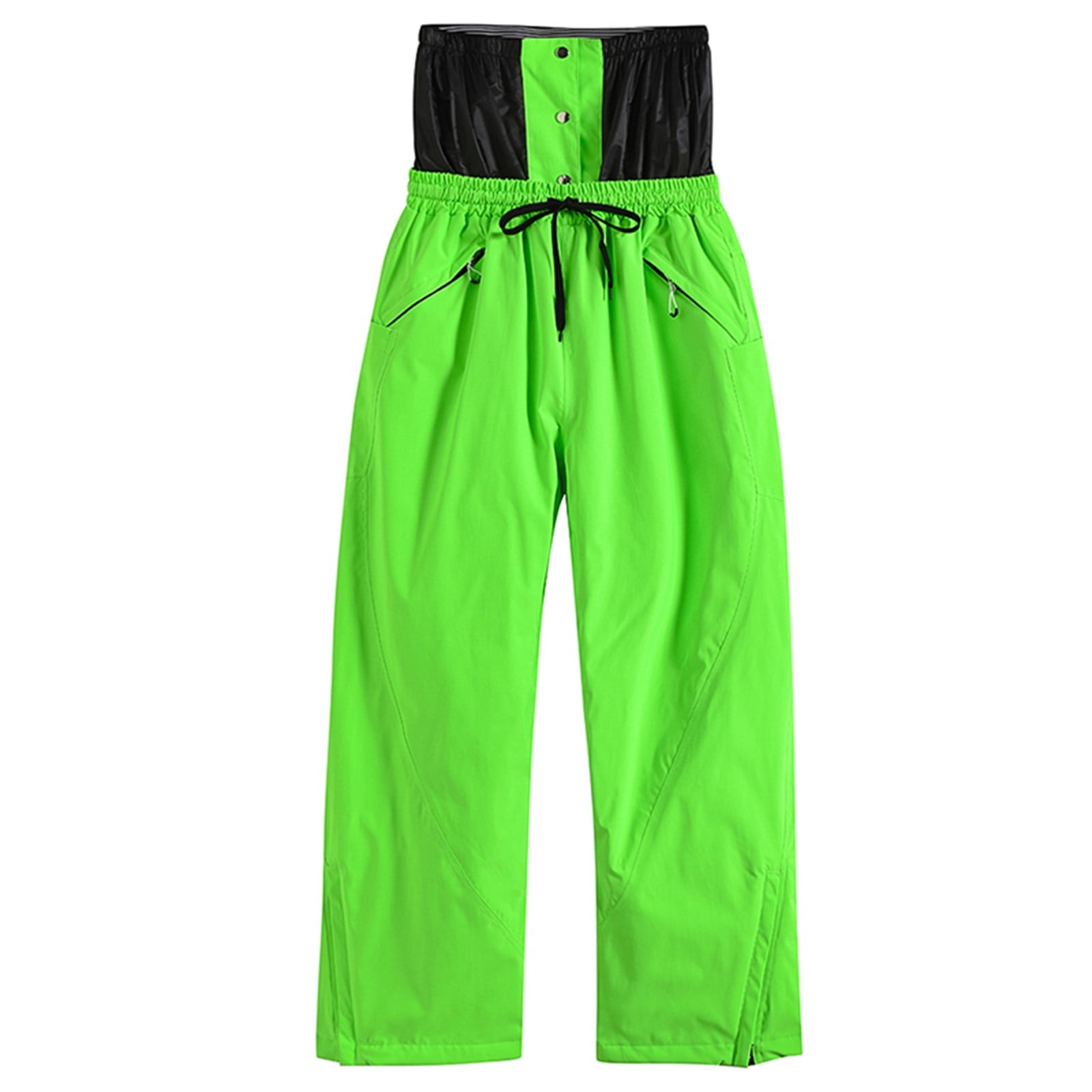 CONZONE Mens Skiing Pant Wide Leg Ski Pants for Men Casual Solid Color ...