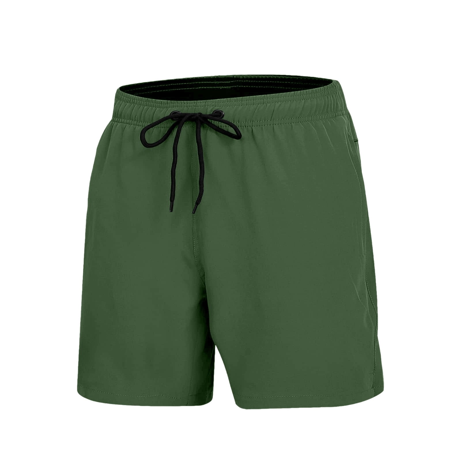 CONZONE Mens Sports Shorts Elastic Waist Drawstring Athletic Shorts for ...
