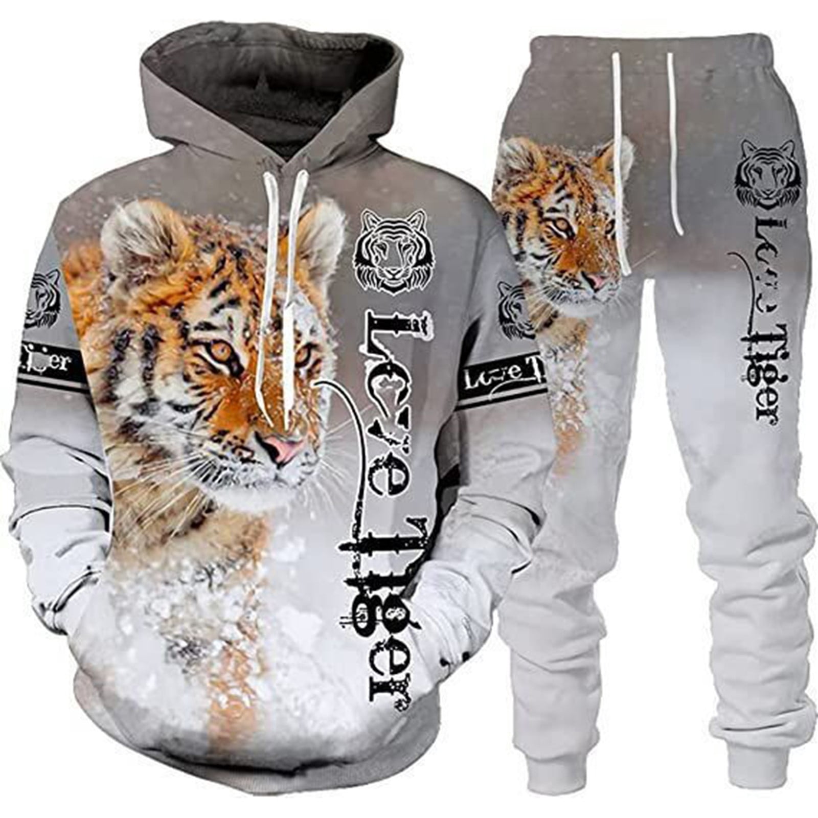 CONZONE Mens Sweatsuit 2 Piece Sets Casual Men's Jogging Tracksuit Set ...