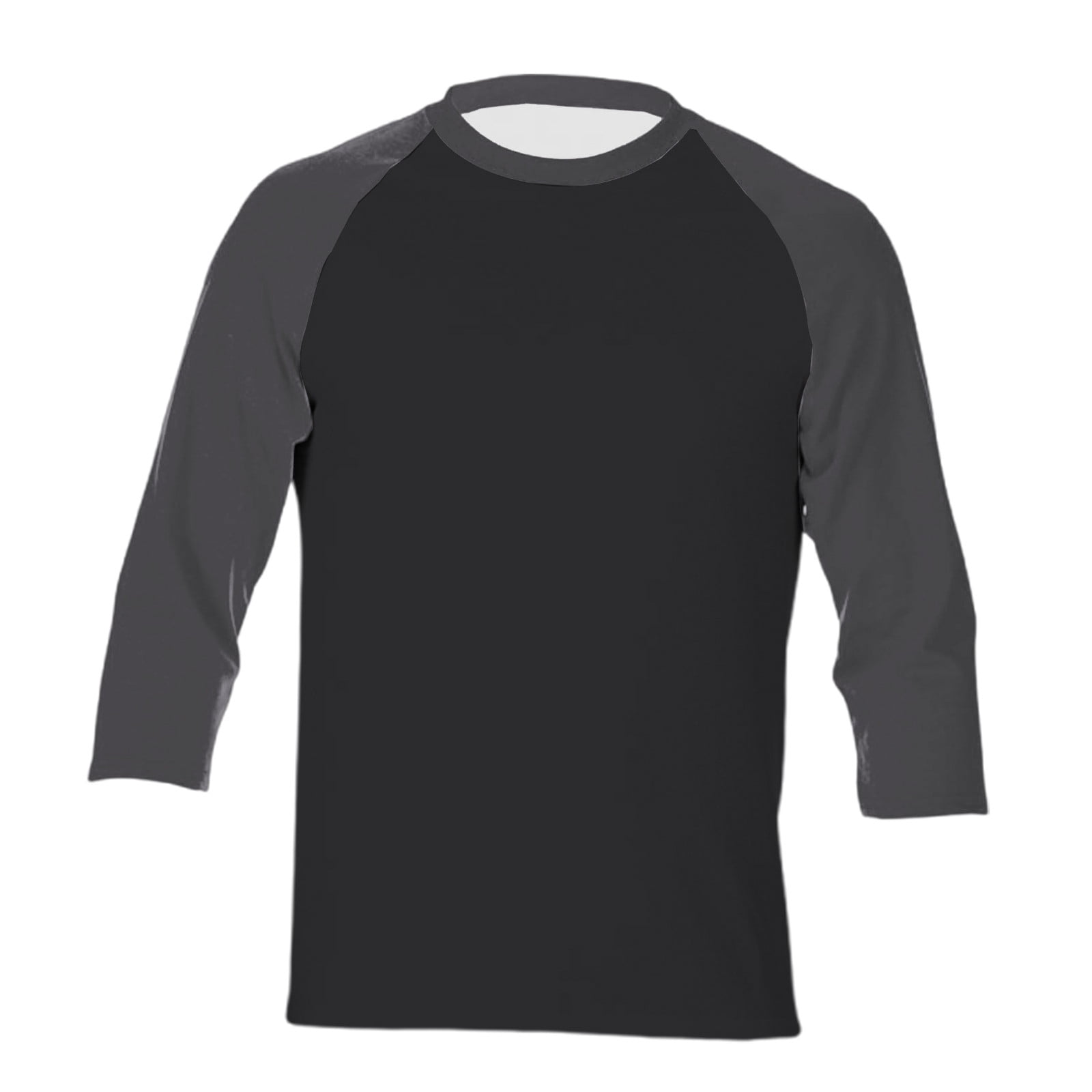 CONZONE Mens T-Shirts 3/4 Sleeve T Shirts for Men Casual Crew Neck ...