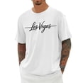 CONZONE Mens T-Shirts Short Sleeve T Shirts for Men Crew Neck Letter ...