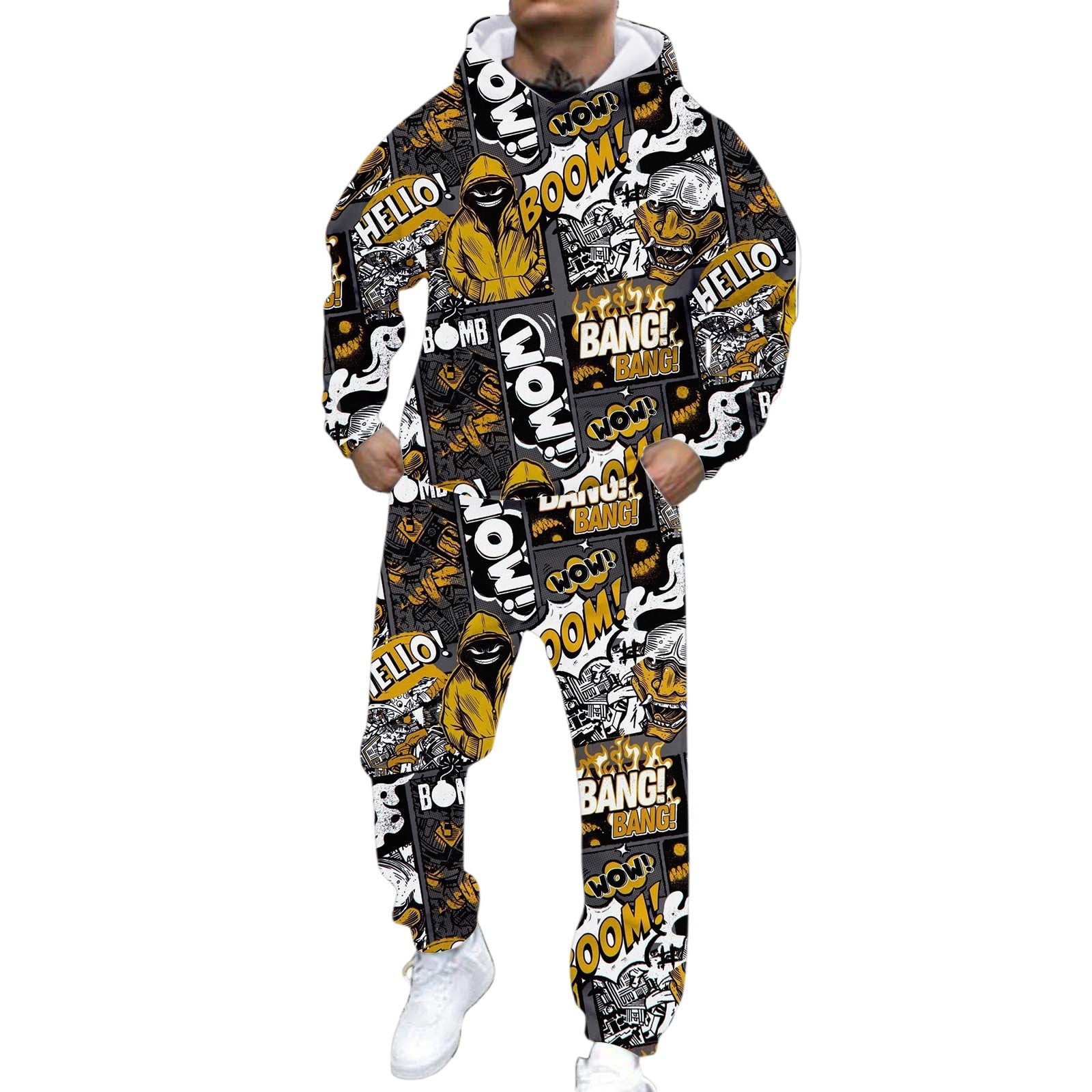 CONZONE Mens Tracksuit Sets Casual 2 Peice Sweatsuit Set for Men Casual ...