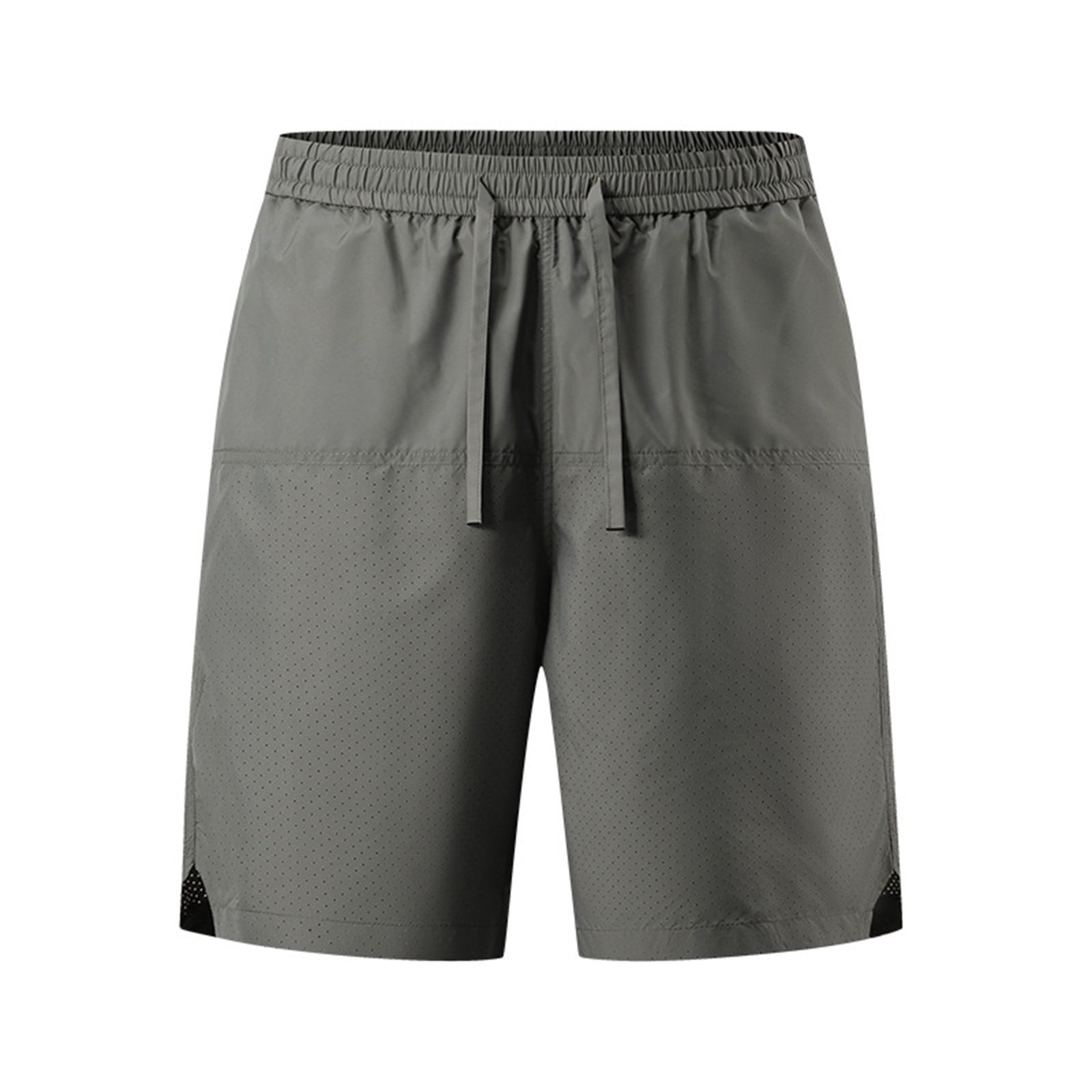 CONZONE Mens Workout Shorts Elastic Waist Drawstring Running Shorts for ...