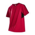 CONZONE Mens Workout T-Shirts Short Sleeve Running T Shirts For Men ...