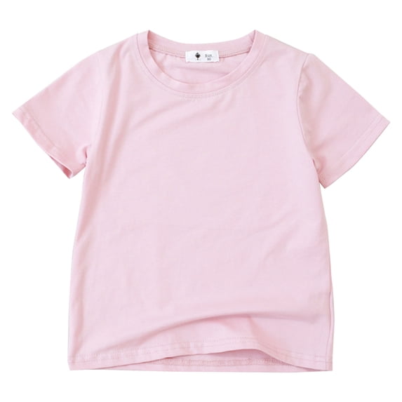 CONZONE Summer Tops For Girls Short Sleeve Solid Color Tshirts For ...