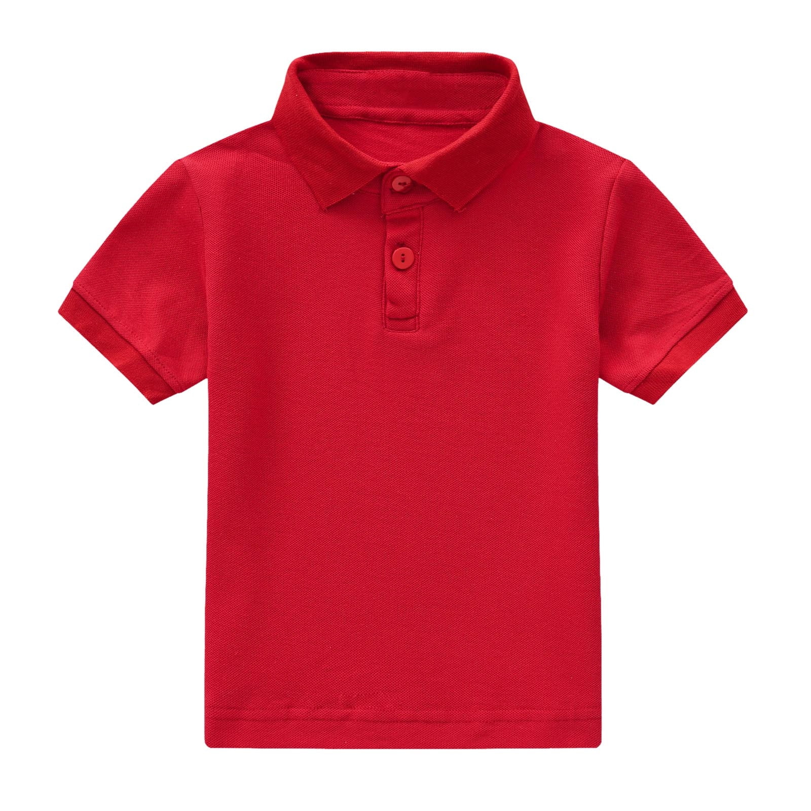 CONZONE Toddler Baby Boys Polo Shirts Casual Solid Color Short Sleeve ...