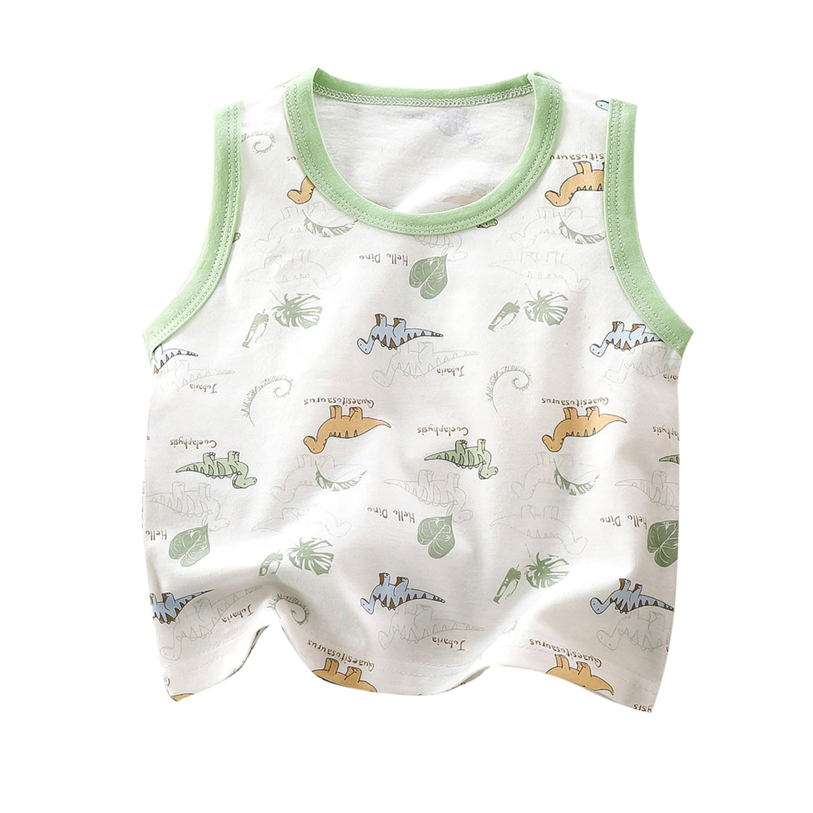 CONZONE Toddler Baby Boys Vest Cartoon Bunny Graphic Sleeveless Tee ...