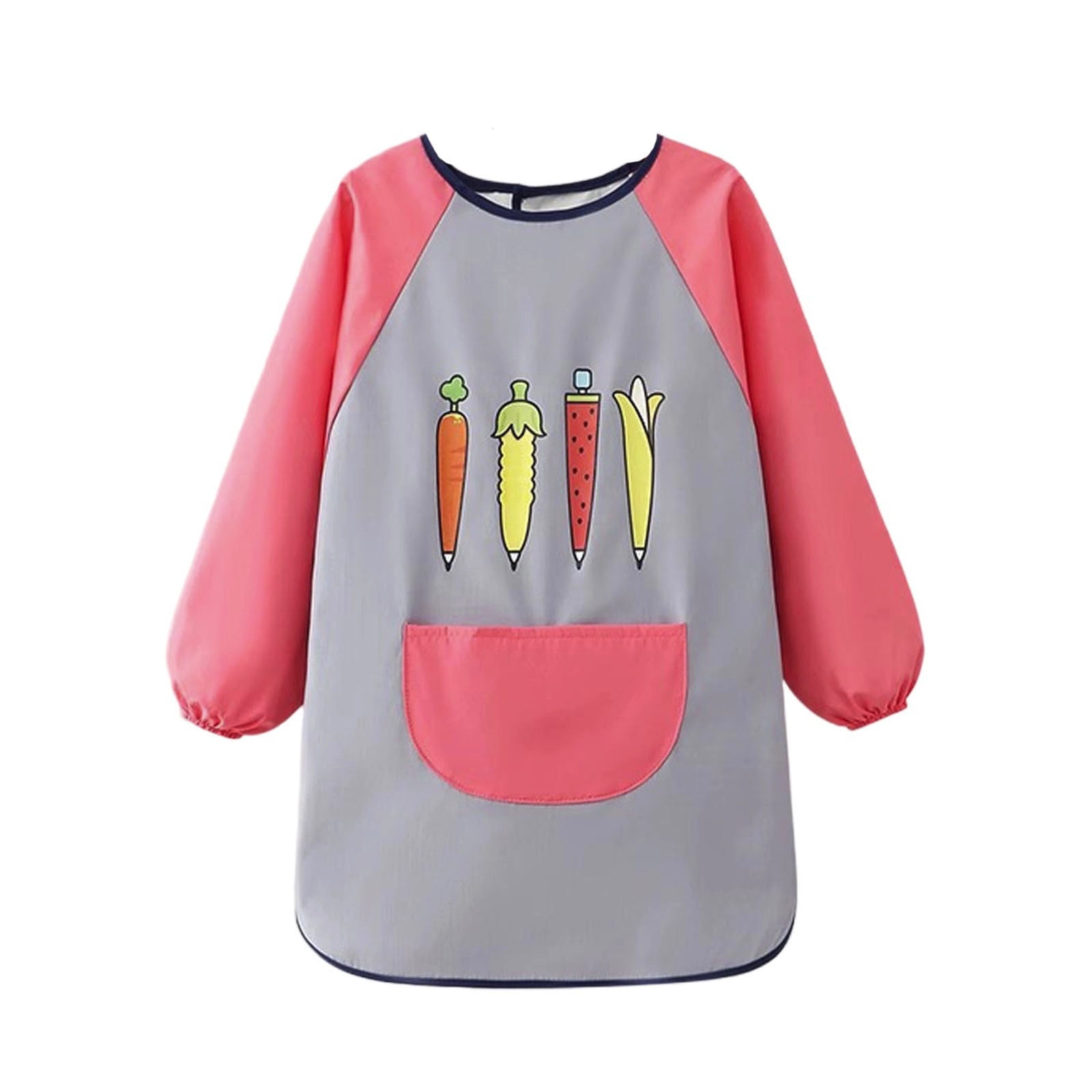 CONZONE Toddler Boys Art Apron Casual Graphic Short Sleeve Painting ...