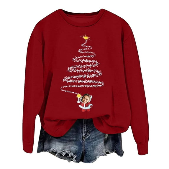 CONZONE Women Fashion Diy Sweatshirts Customized Pullover Sweatshirt ...