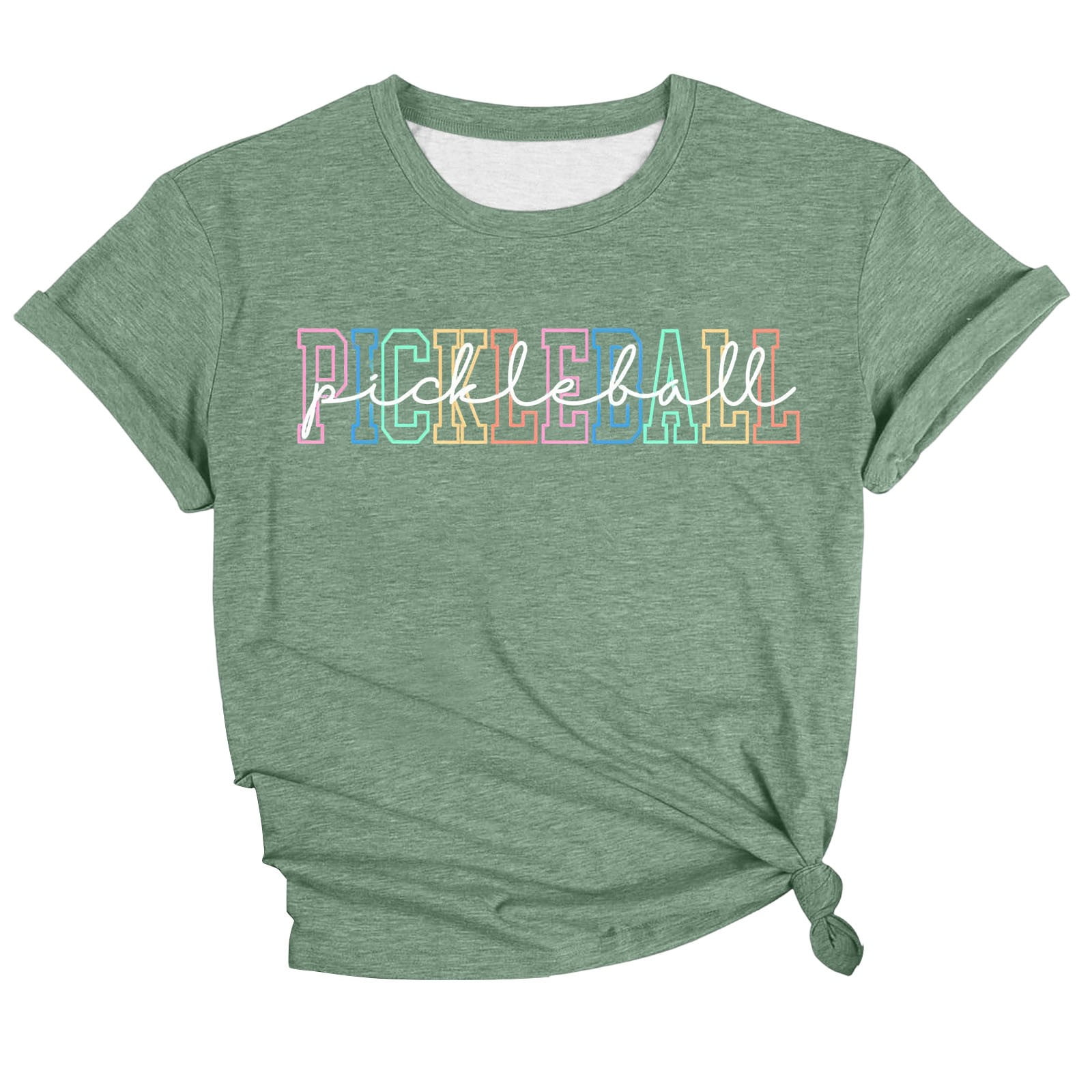 CONZONE Women's T Shirts Short Sleeve T-Shirts for Women Trendy Letter ...