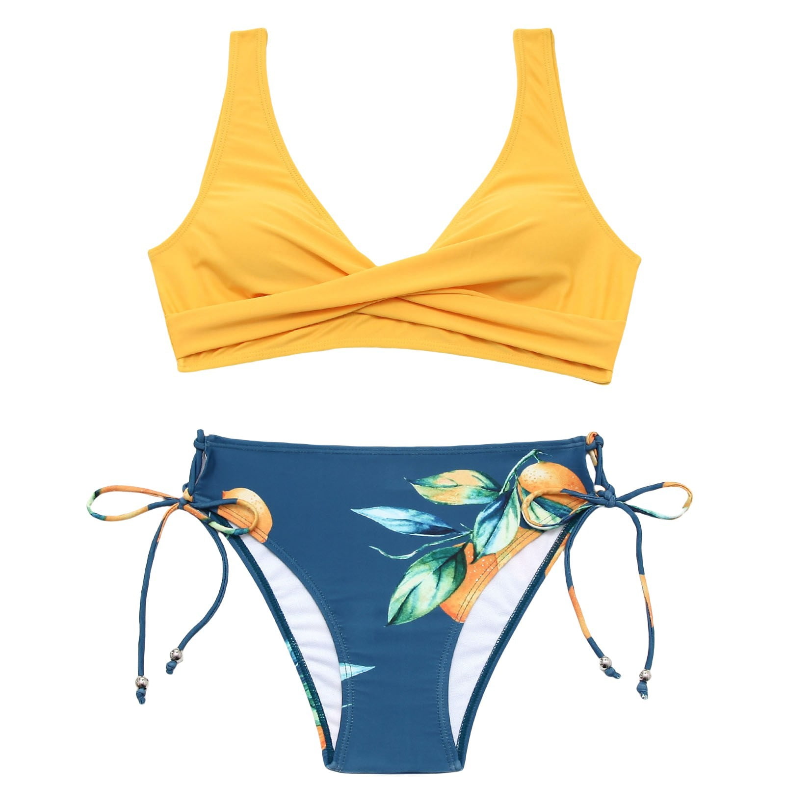 CONZONE Womens Bikini Sets 2 Peice Swimsuits for Women High Waisted ...