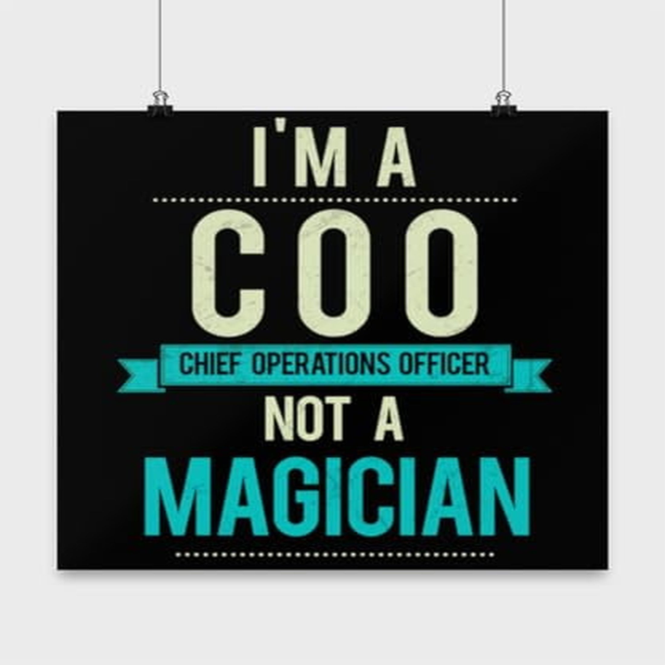 COO Poster - 13x13 - Wall Art for Home or Office Gift - Walmart.com