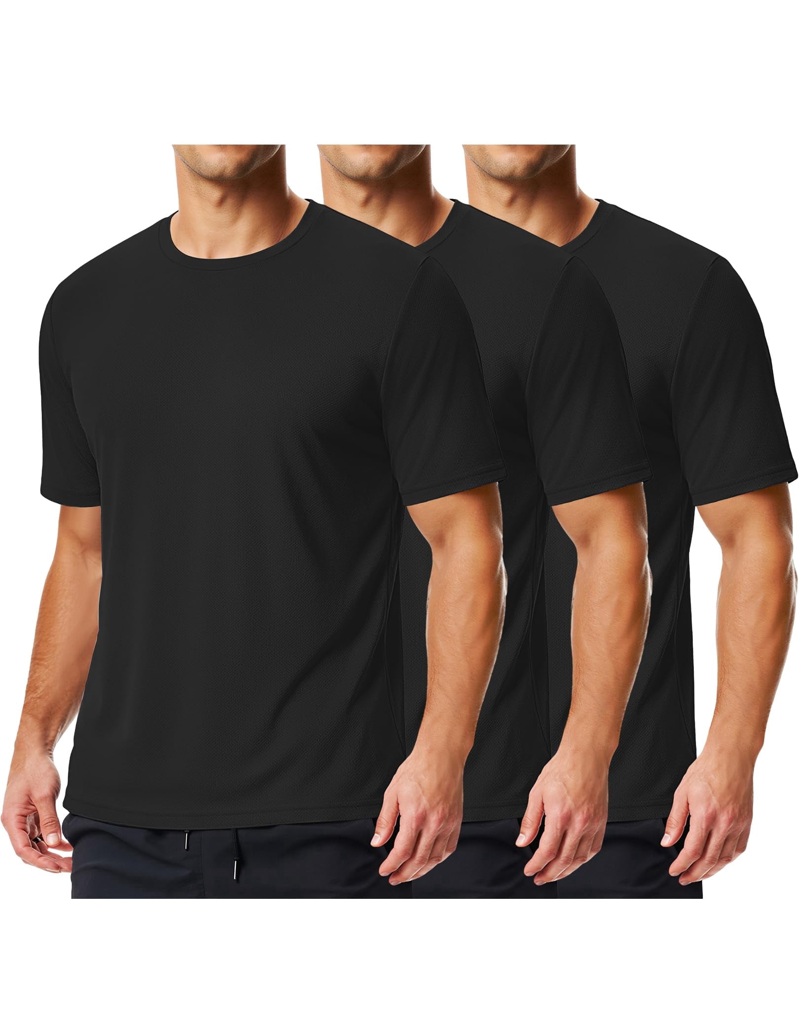 COOFANDY 3 Pack Men' Athletic T-Shirts Short Sleeve - Quick Dry ...
