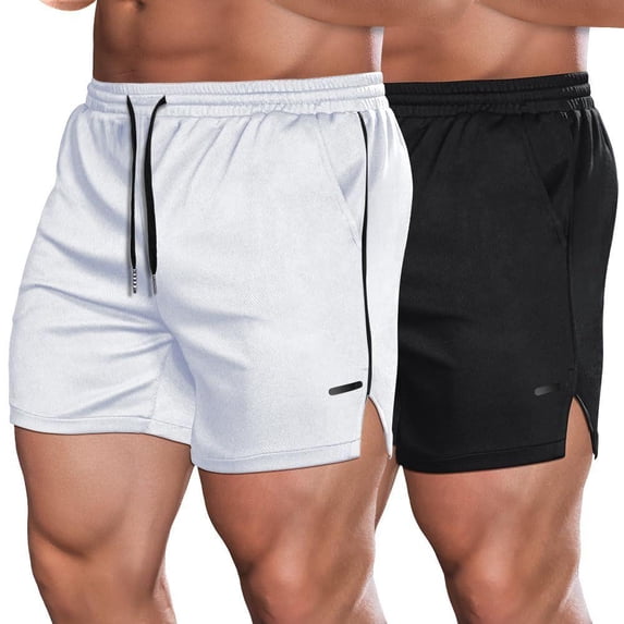 COOFANDY Men's 5 Inch Gym Workout Shorts with Pockets Quick Dry ...
