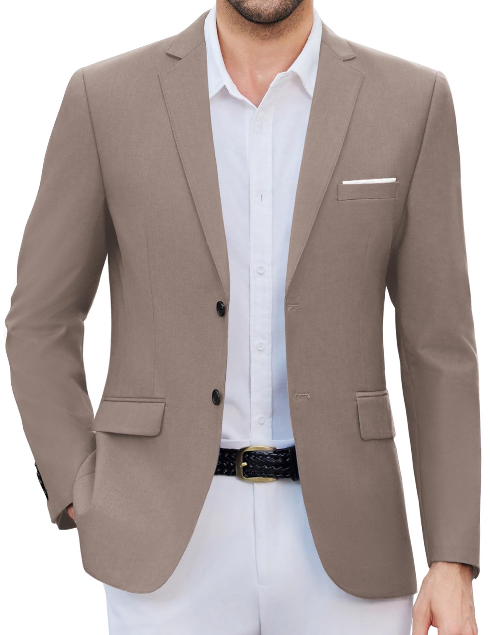 COOFANDY Men's Blazer Jacket Lightweight Two Button Blazer for Casual ...