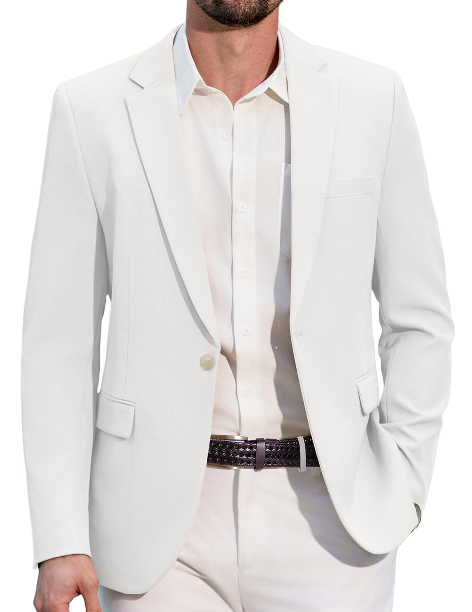 COOFANDY Men's Casual Stylish Blazer Elegant Solid Suit Jackets Slim ...