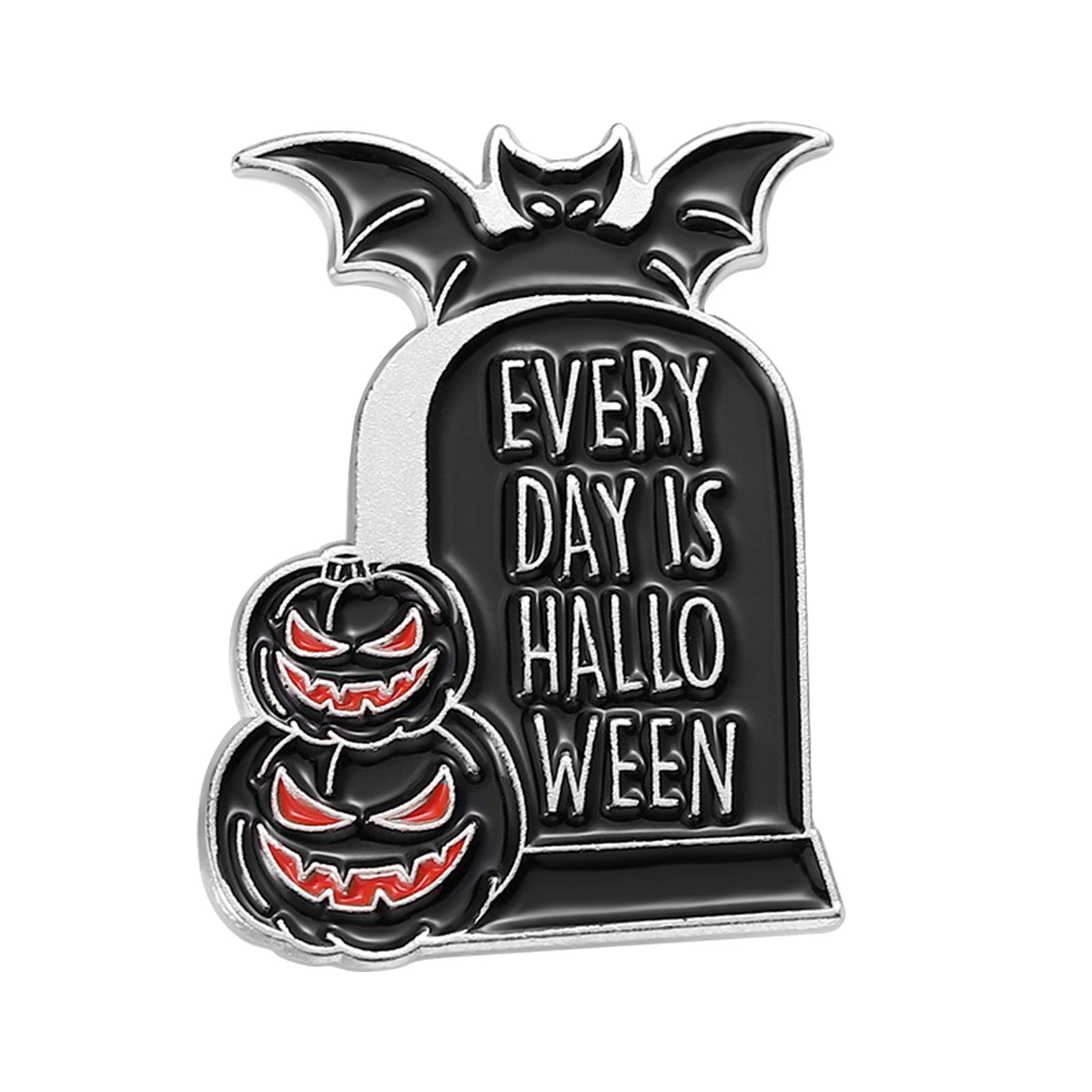 COOFANIN Horrible Brooch Pins Set Halloween Ghost Bat Novelty Cartoon ...