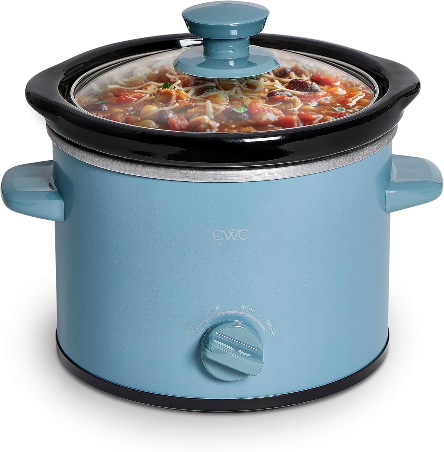 COOK WITH COLOR Slow Cooker, Crock Pot, 2-Quart Removable Stoneware ...