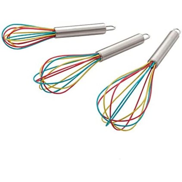 COOK PRO Multi-Colored Silicone Whisk - Walmart.com