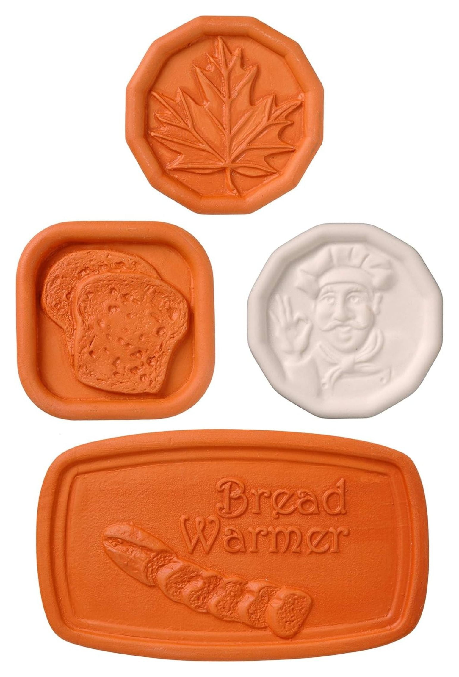 COOK’S HELPER 4 PIECE COLLECTION - Brown Sugar Keeper, Bread Saver, Pot ...