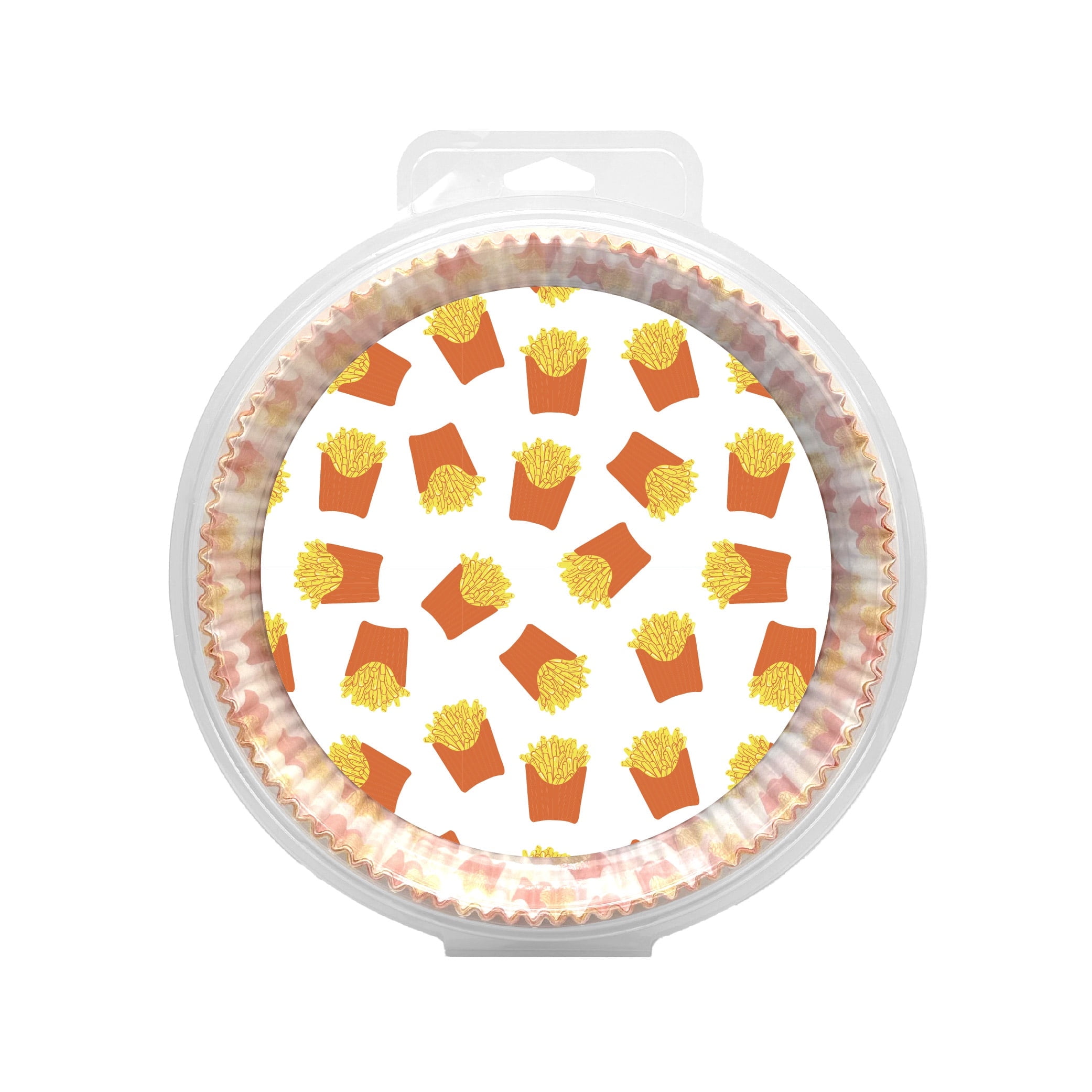 COOK SAVVY 50 Piece VINTAGE FRIES PATTERN Round Air Fryer Liners, For ...