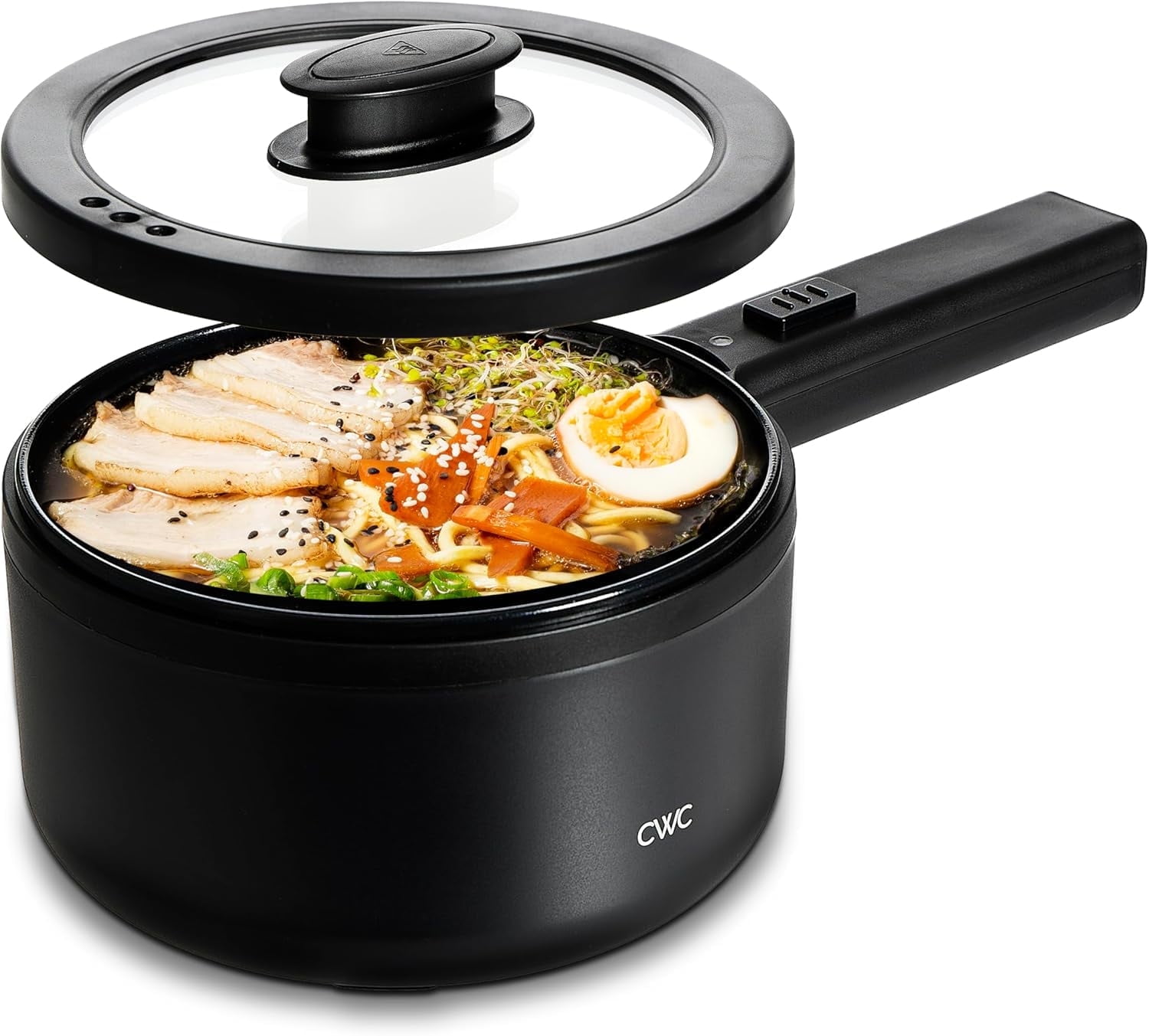 COOK WITH COLOR 1.6L Electric Hot Pot 700-Watt Non Stick Pot Mini ...