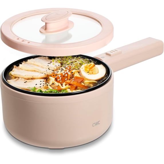 COOK WITH COLOR 1.6L Electric Hot Pot 700-Watt Non Stick Pot Mini ...