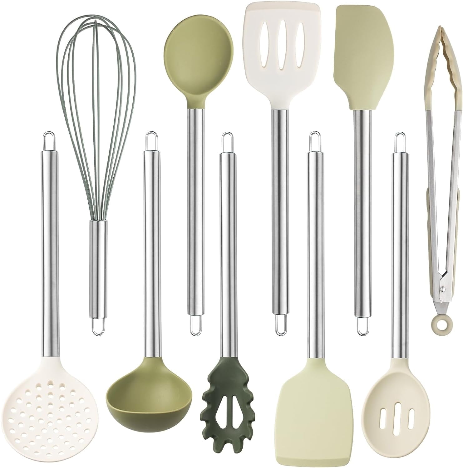 COOK WITH COLOR 10-Pc Cooking Utensils Set Kitchen Gadgets & Essentials ...