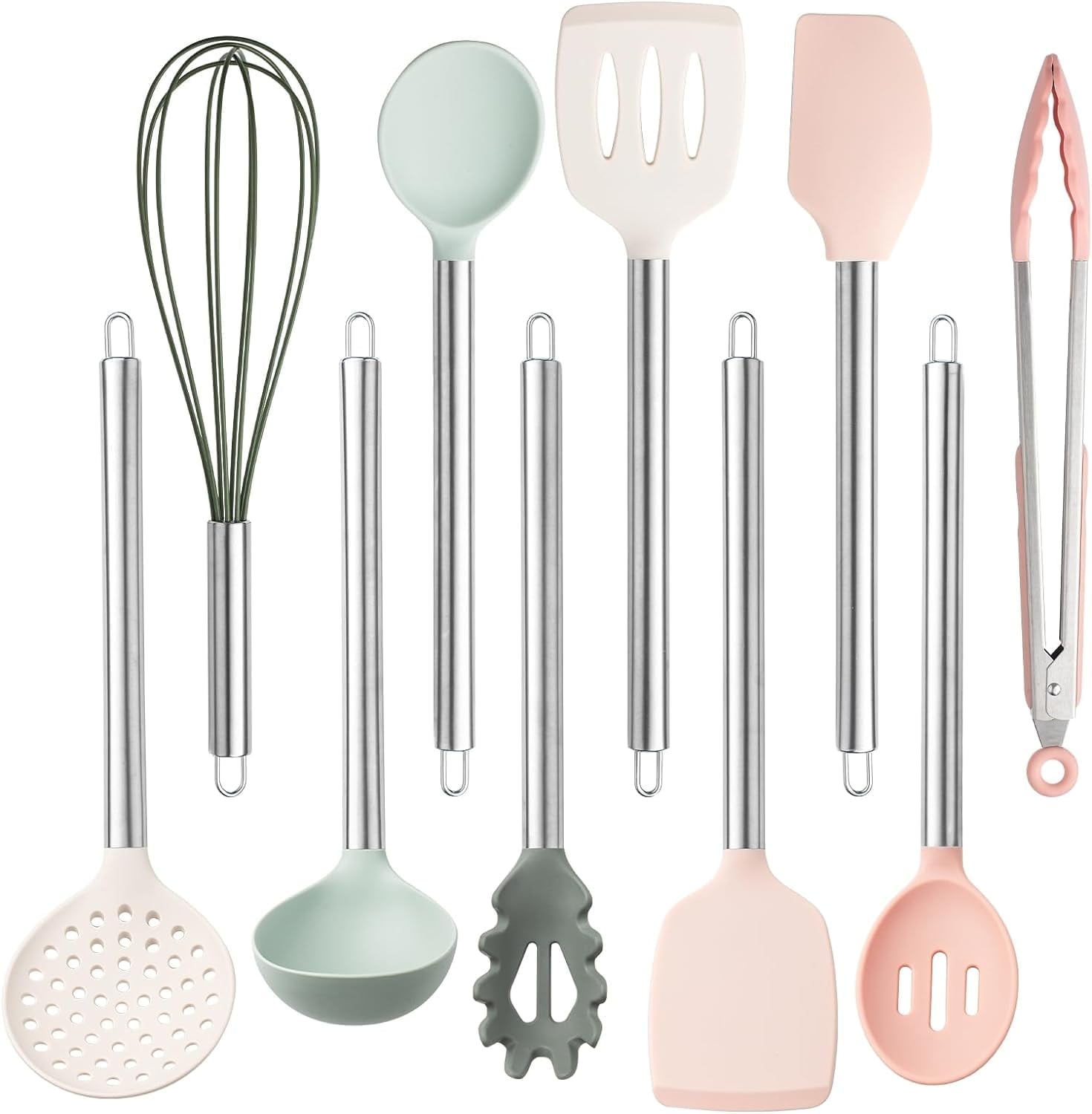 COOK WITH COLOR 10-Pc Cooking Utensils Set Kitchen Gadgets & Essentials ...
