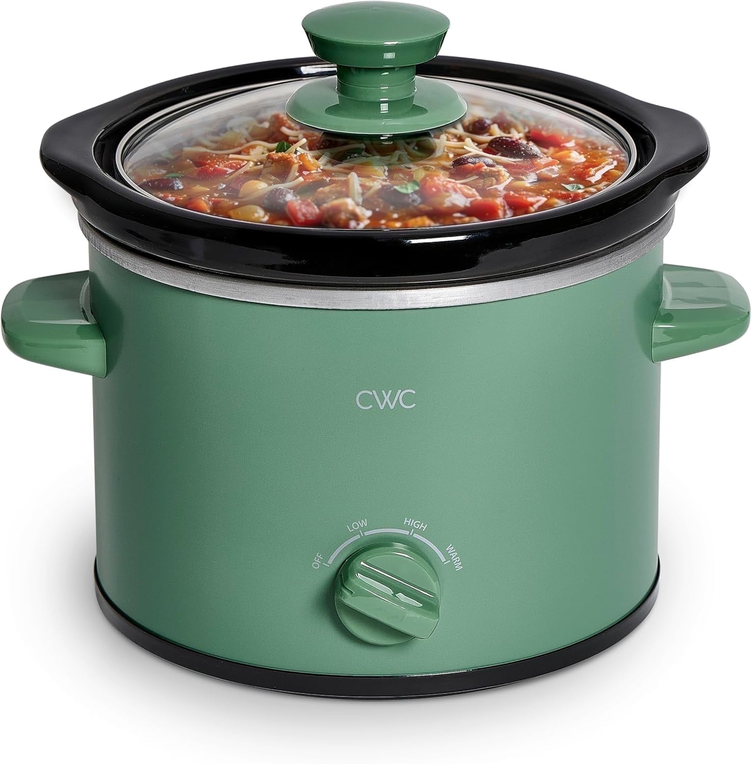 COOK WITH COLOR Slow Cooker, Crock Pot, 2-Quart Removable Stoneware ...