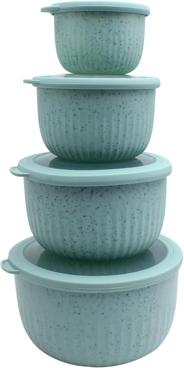 COOK WITH COLOR Meal Prep Containers Wide Mixing Bowls Food Storage ...