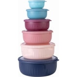 COOK WITH COLOR Meal Prep Containers Wide Mixing Bowls Food Storage ...
