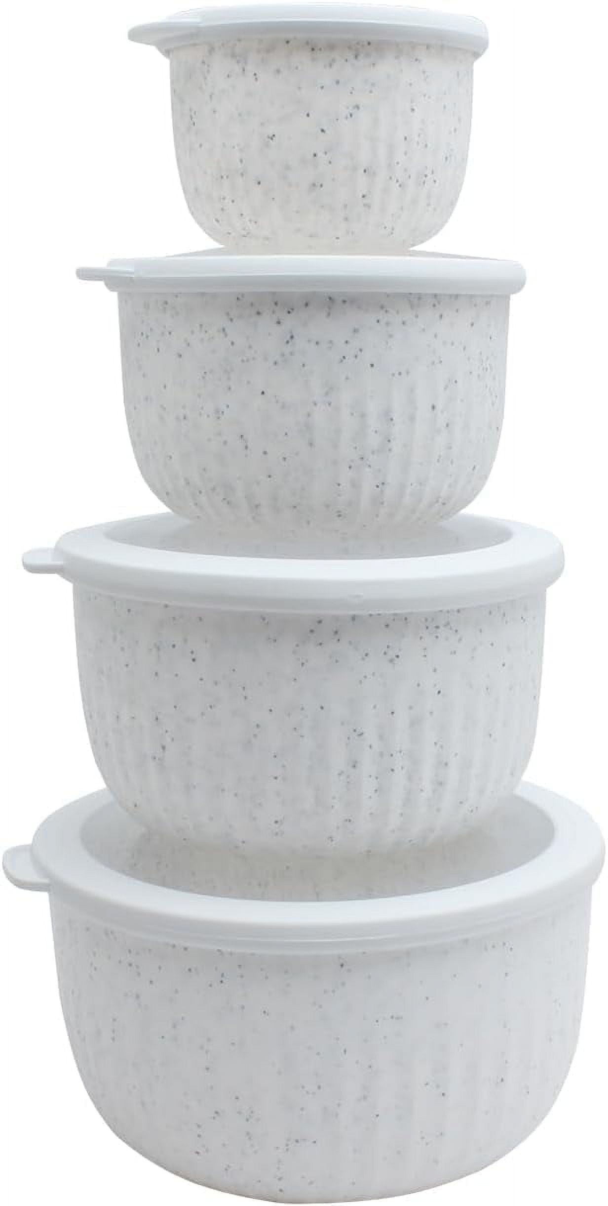 COOK WITH COLOR Meal Prep Containers Wide Mixing Bowls Food Storage ...