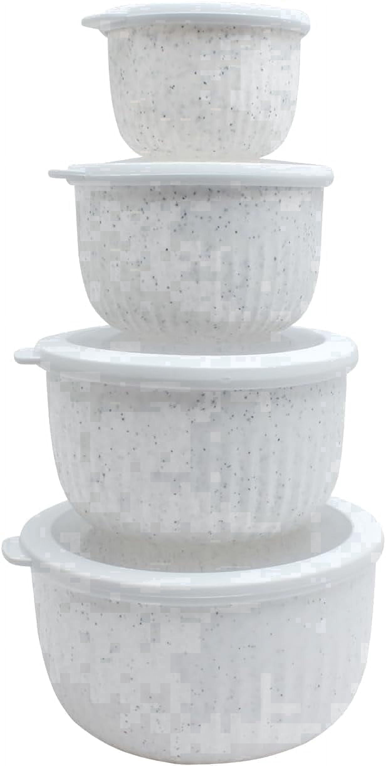 COOK WITH COLOR, Meal Prep Containers, 8 Pcs, Wide Mixing Bowls ...