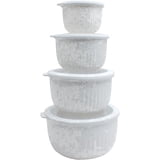 COOK WITH COLOR, Meal Prep Containers, 8 Pcs, Wide Mixing Bowls ...