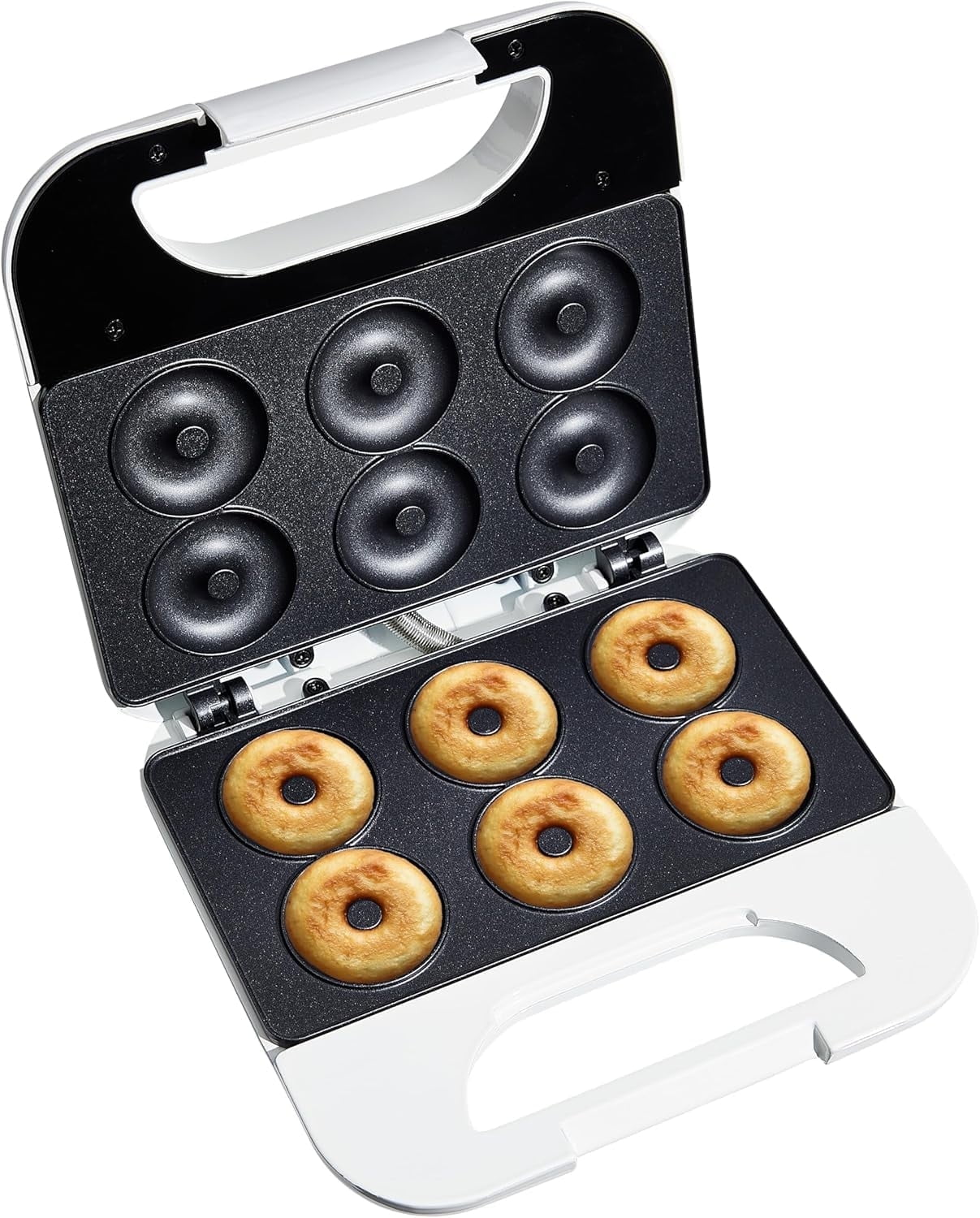COOK WITH COLOR Mini Donut Maker Machine 750-Watt Kitchen Appliance ...