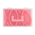 Cook with Color Valentine’s Day Figural Plastic Snack Box, Pink XOXO ...