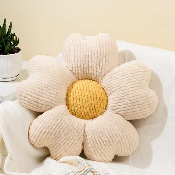Flower Pillow, Flower Shaped Pillow Decorative Throw Pillows for Bed ...