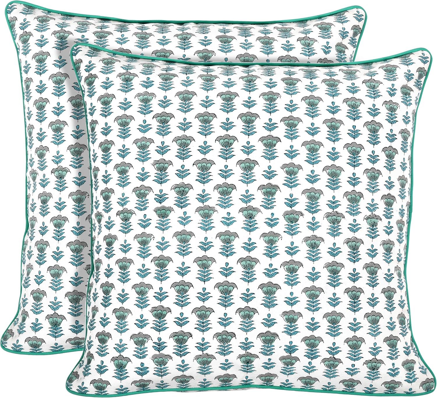 COOKCOK Modern Farmhouse Pillow Covers Decorative Cotton Throw Pillow ...