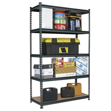 Slsy 3 Pack 72"H x 36"W x 18"D Garage Shelving, Heavy Duty Steel ...