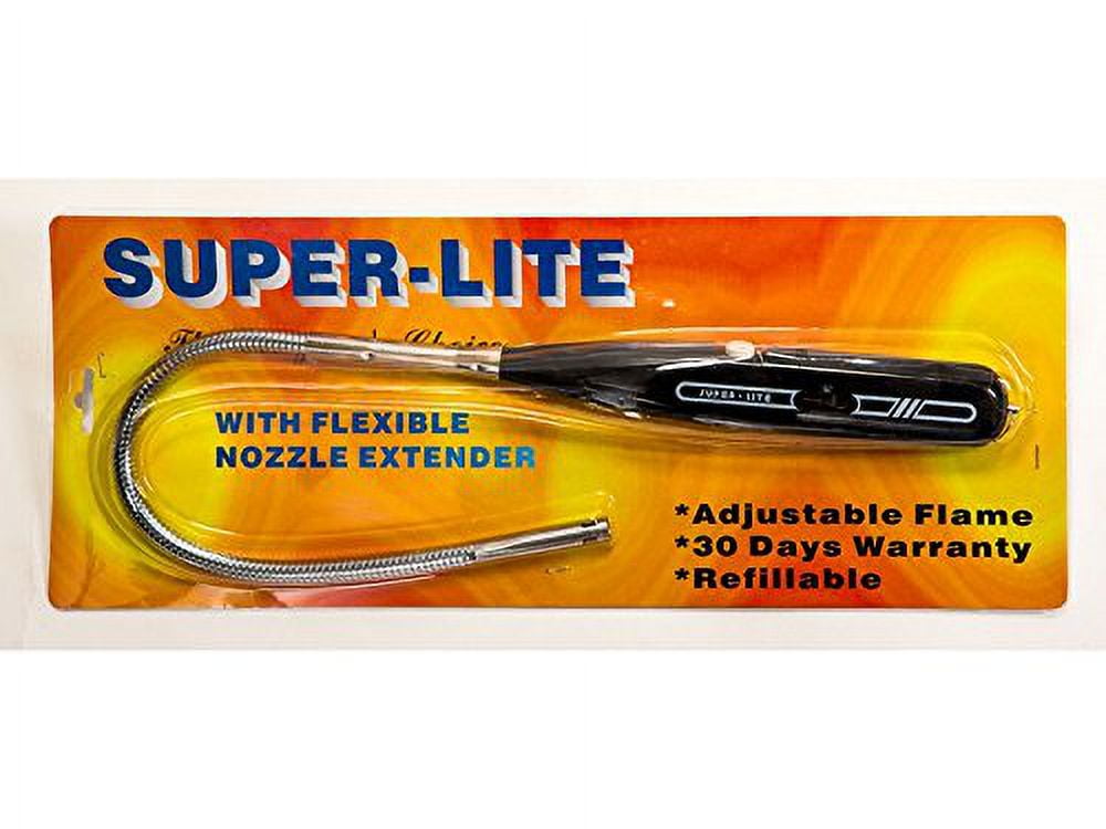 COOKE Super-Lite Extra Long Flexible Refillable Butane Lighter, Great ...