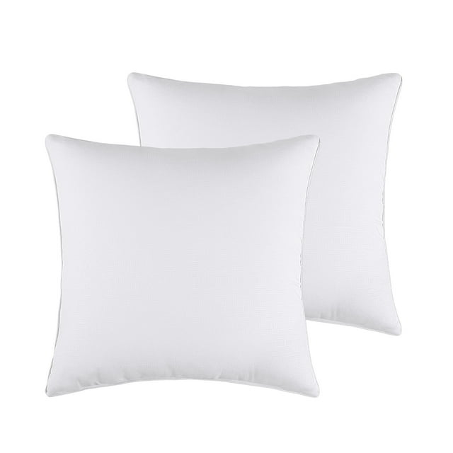 COOKEY 16 x 16 Throw Pillow Inserts(Set of 2),Indoor White Square ...