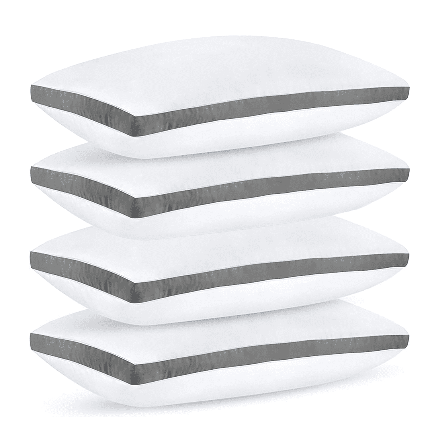 COOKEY Bed Pillows for Sleeping Queen Size Set of 4,Luxury Hotel ...