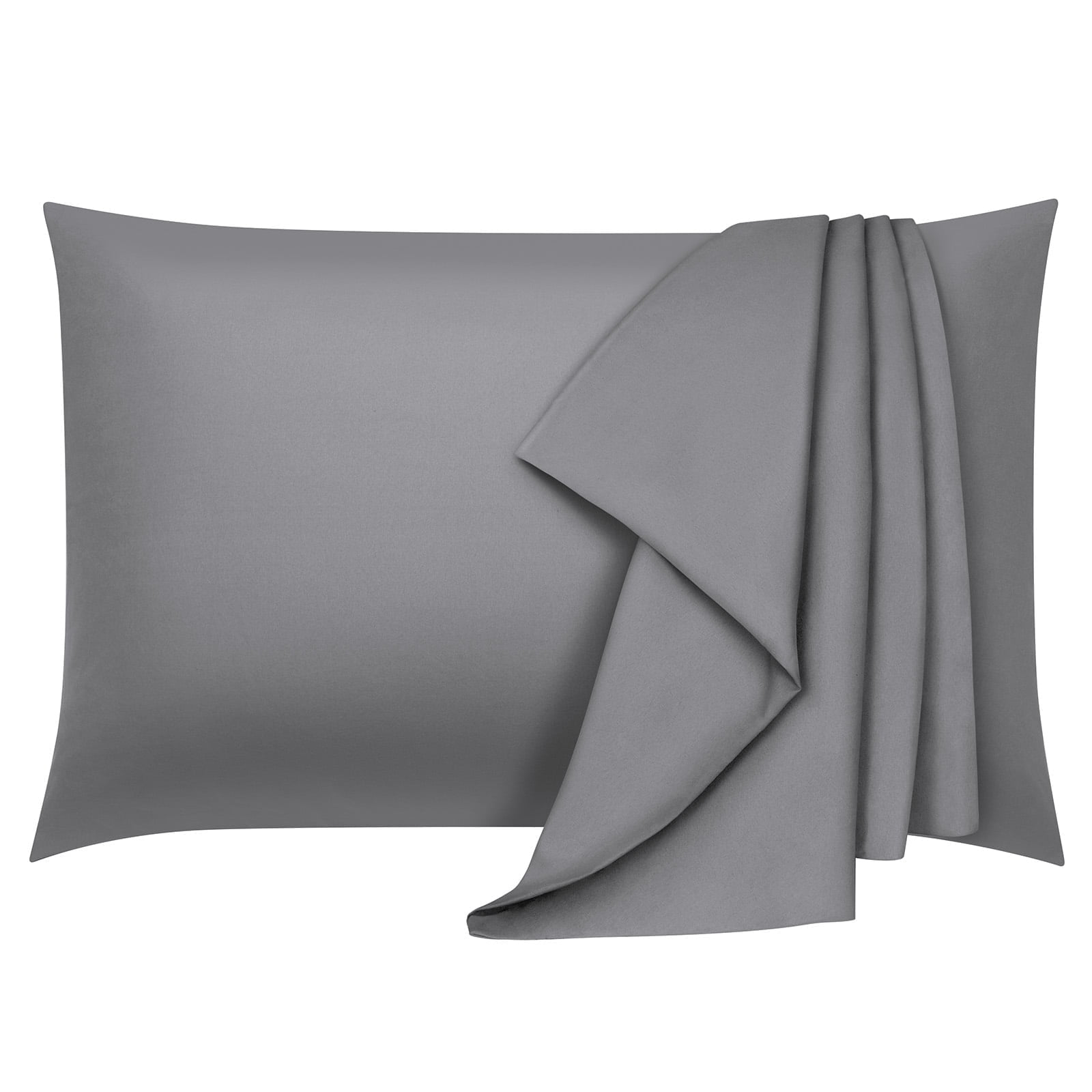 COOKEY King Pillowcases 2 Pack,Brushed Microfiber 20x36 inch Pillow ...